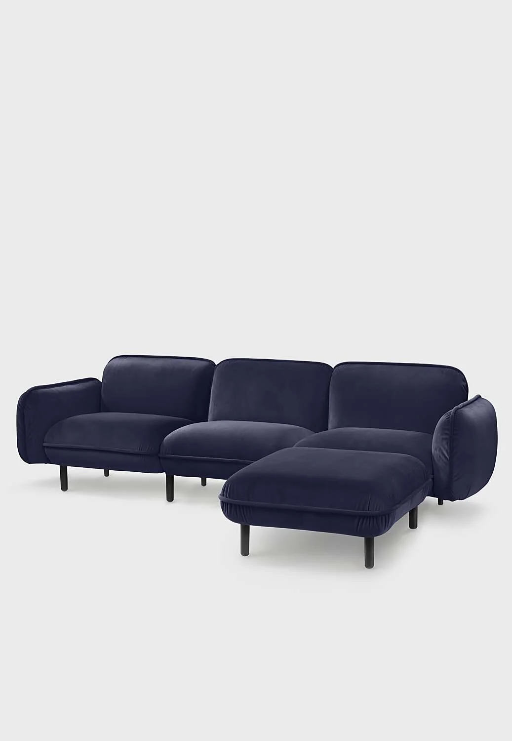 Bean Modular Sofa | Velvet Sectional Couch | EMKO