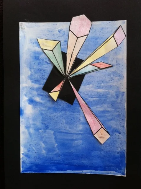 6 Point Perspective Drawing