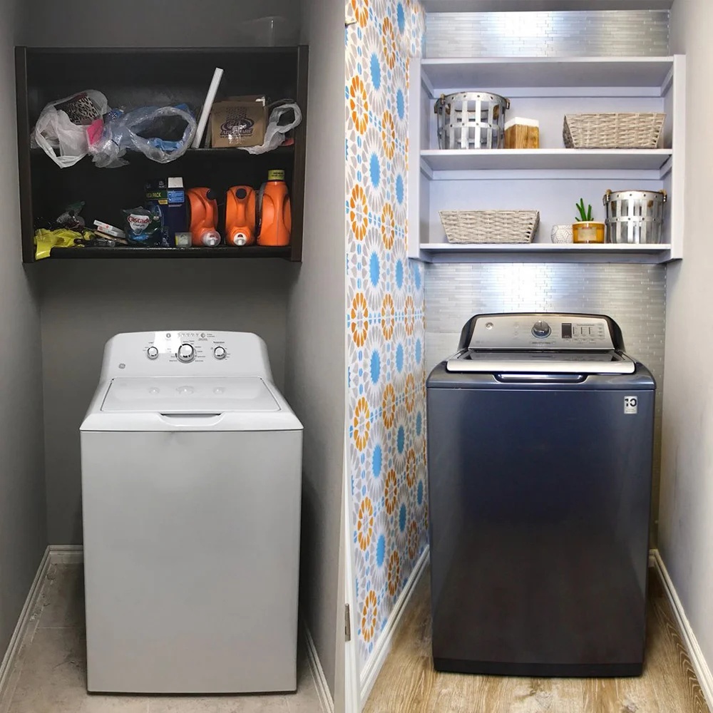 18 Small Laundry Room Makeover Ideas — Tag & Tibby Design