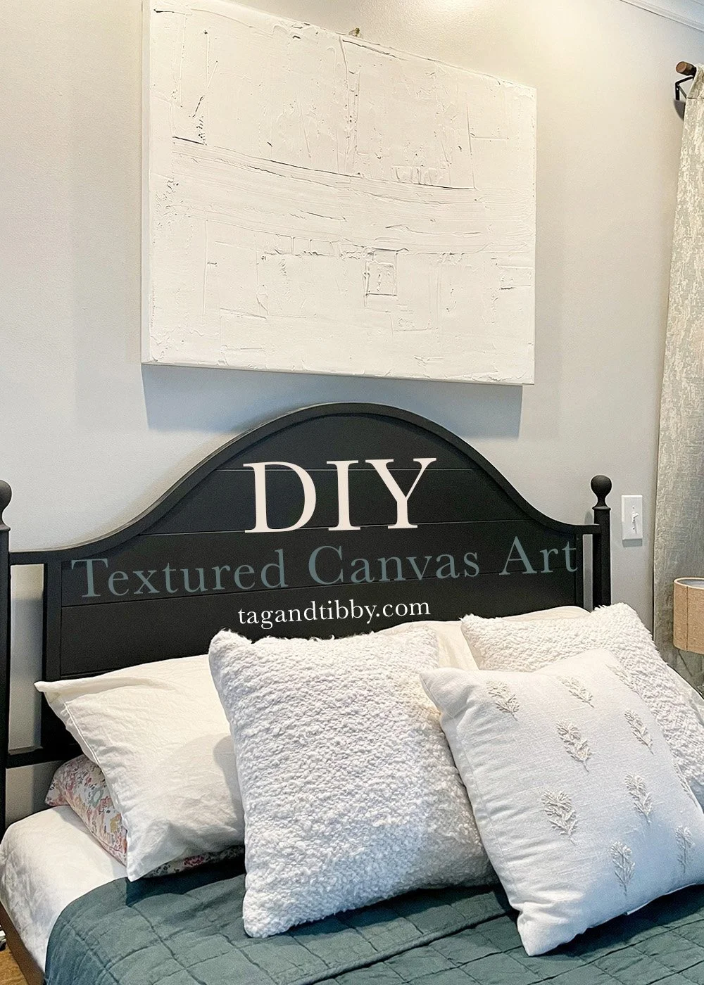 How to Make Textured Wall Art with Spackle — Tag & Tibby Design