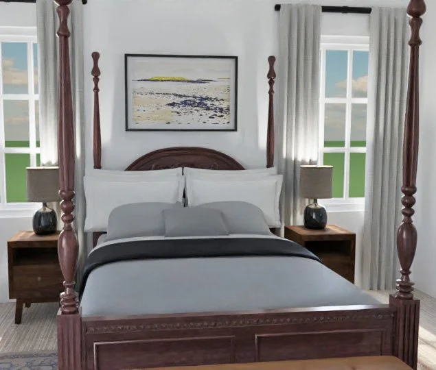What Size Artwork Over a Queen Bed? — Tag & Tibby Design
