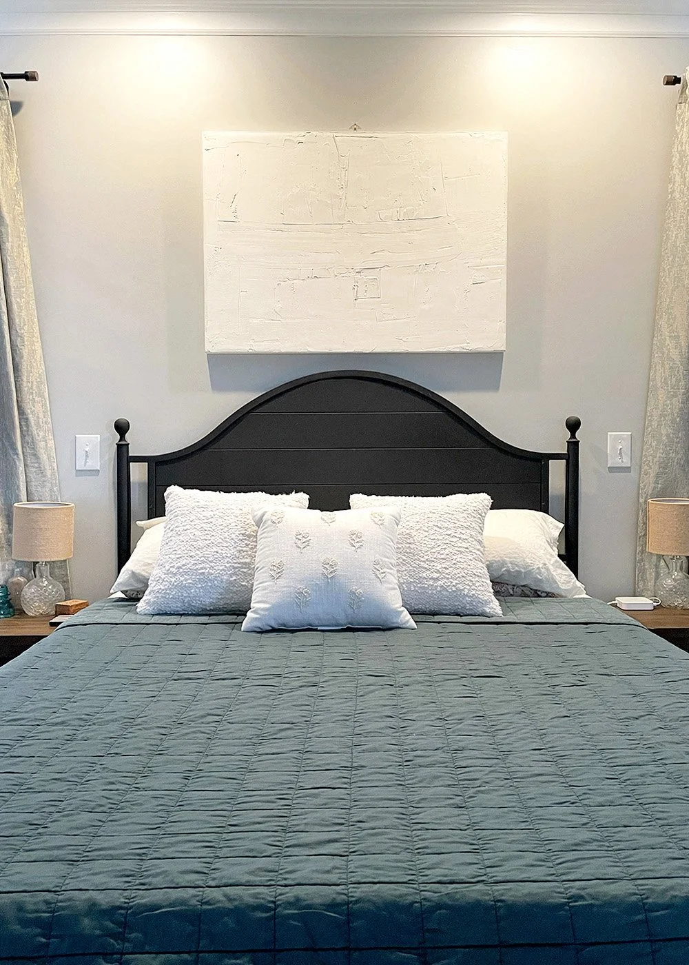 How to Make Textured Wall Art with Spackle — Tag & Tibby Design