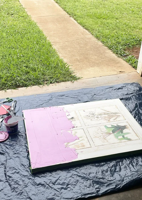 How to Make Textured Wall Art with Spackle — Tag & Tibby Design