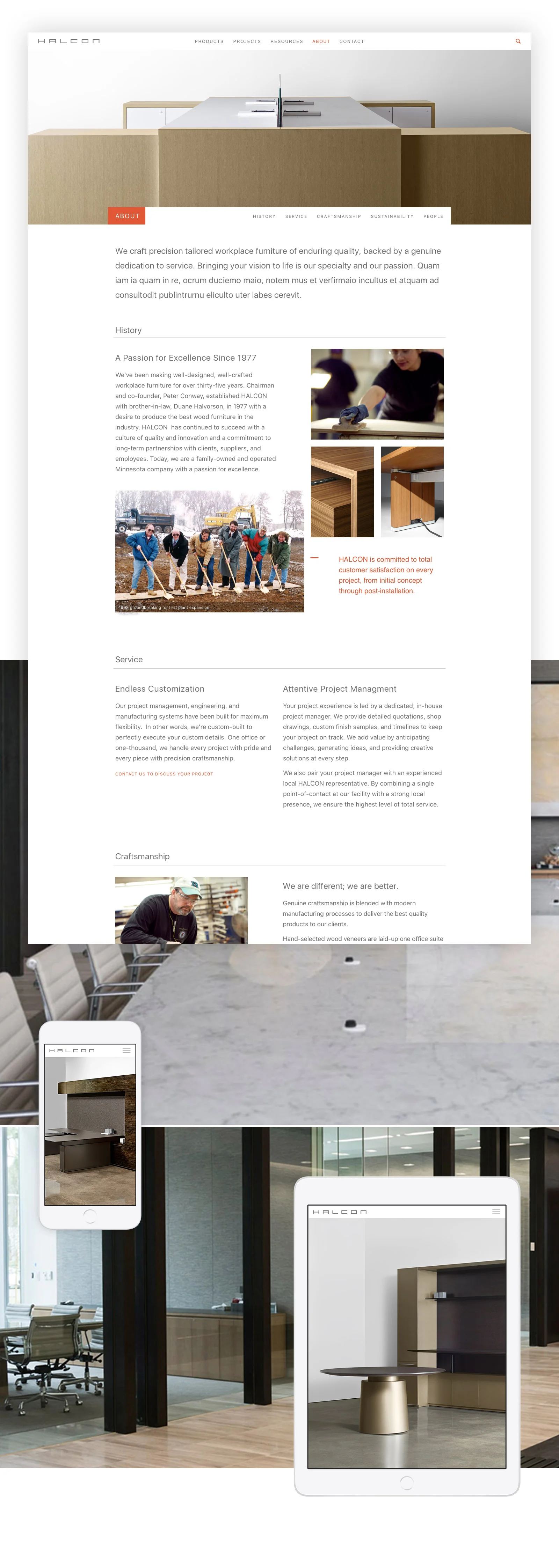 Halcon Website — Taylor Design Works