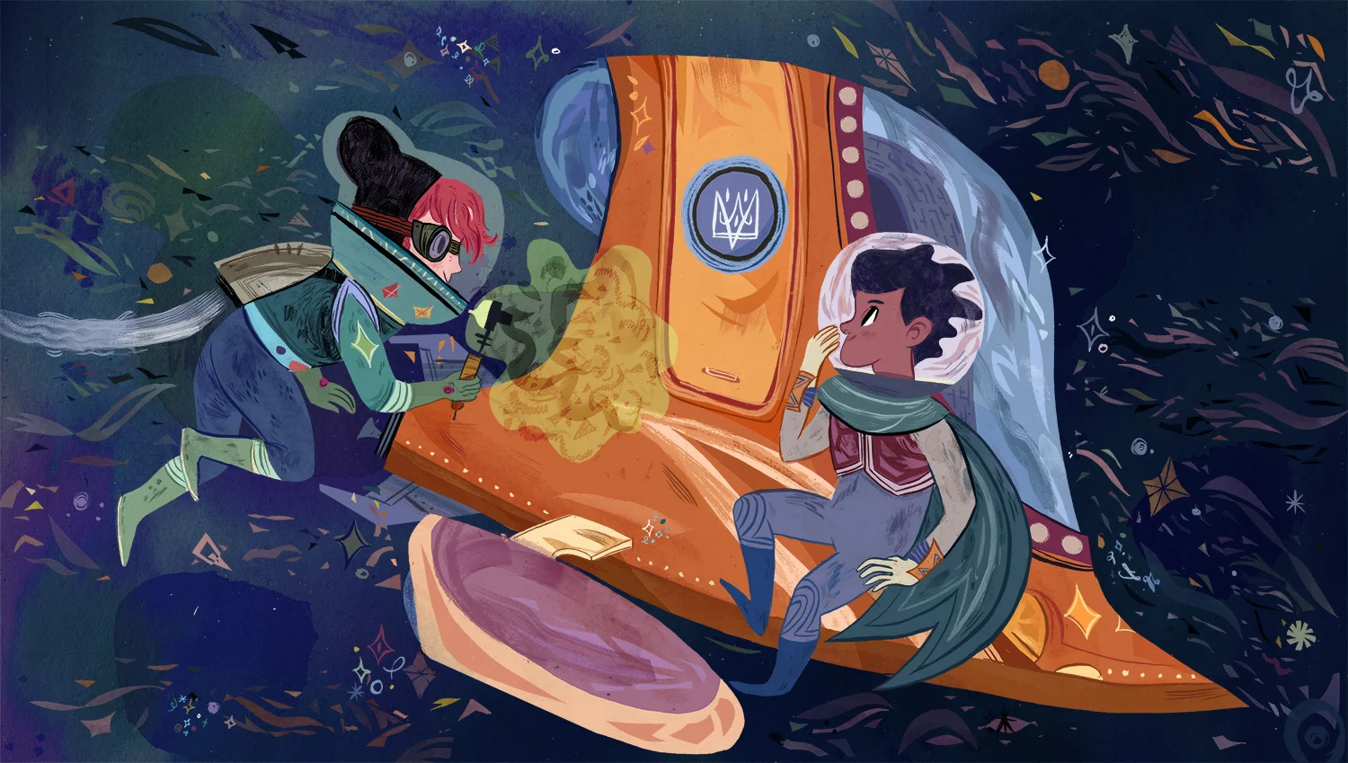 Interstellar Cinderella Picture Book — Meg Hunt-- Illustrations with ...