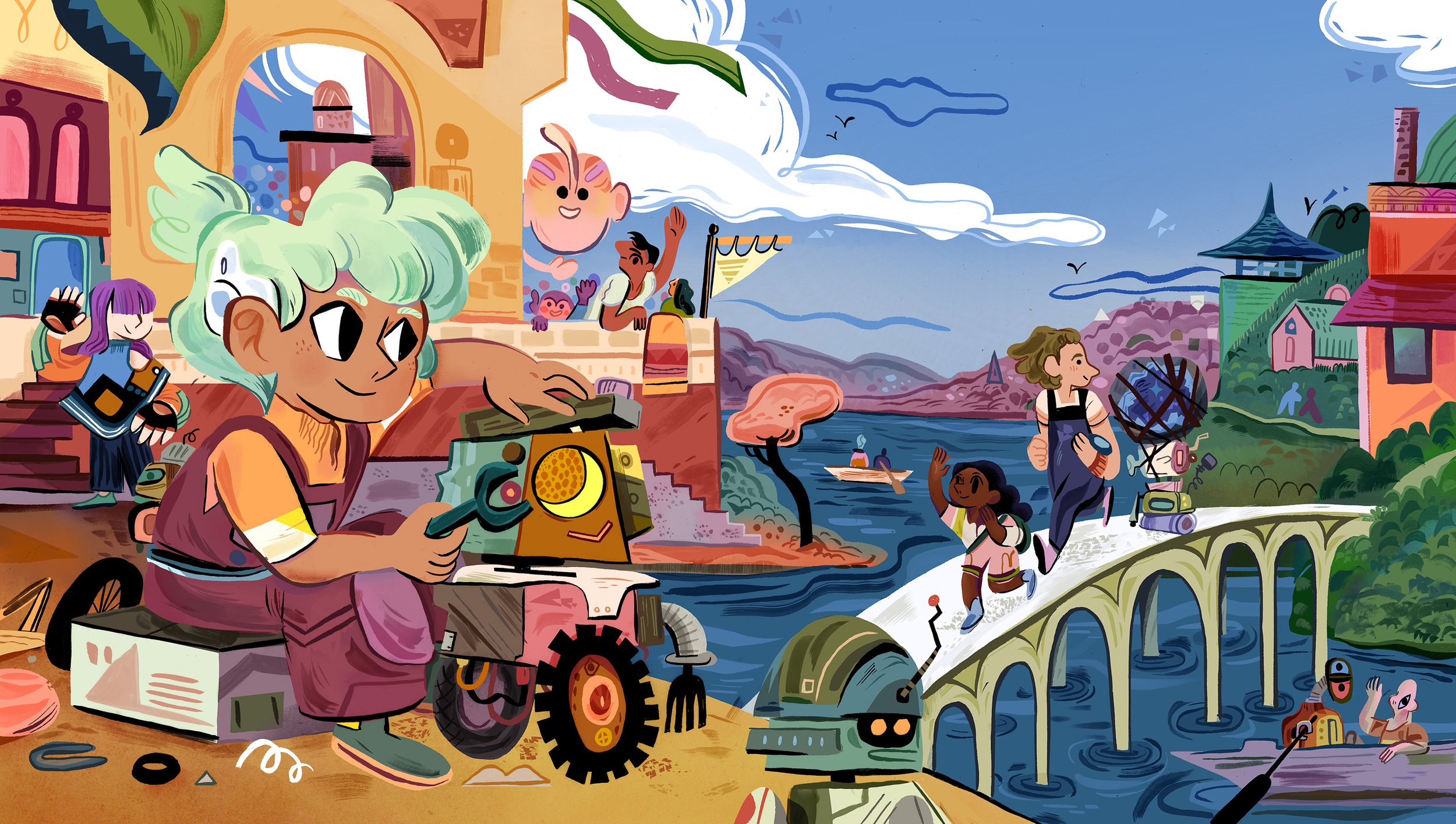 children's illustration — Meg Hunt-- Illustrations with Character.