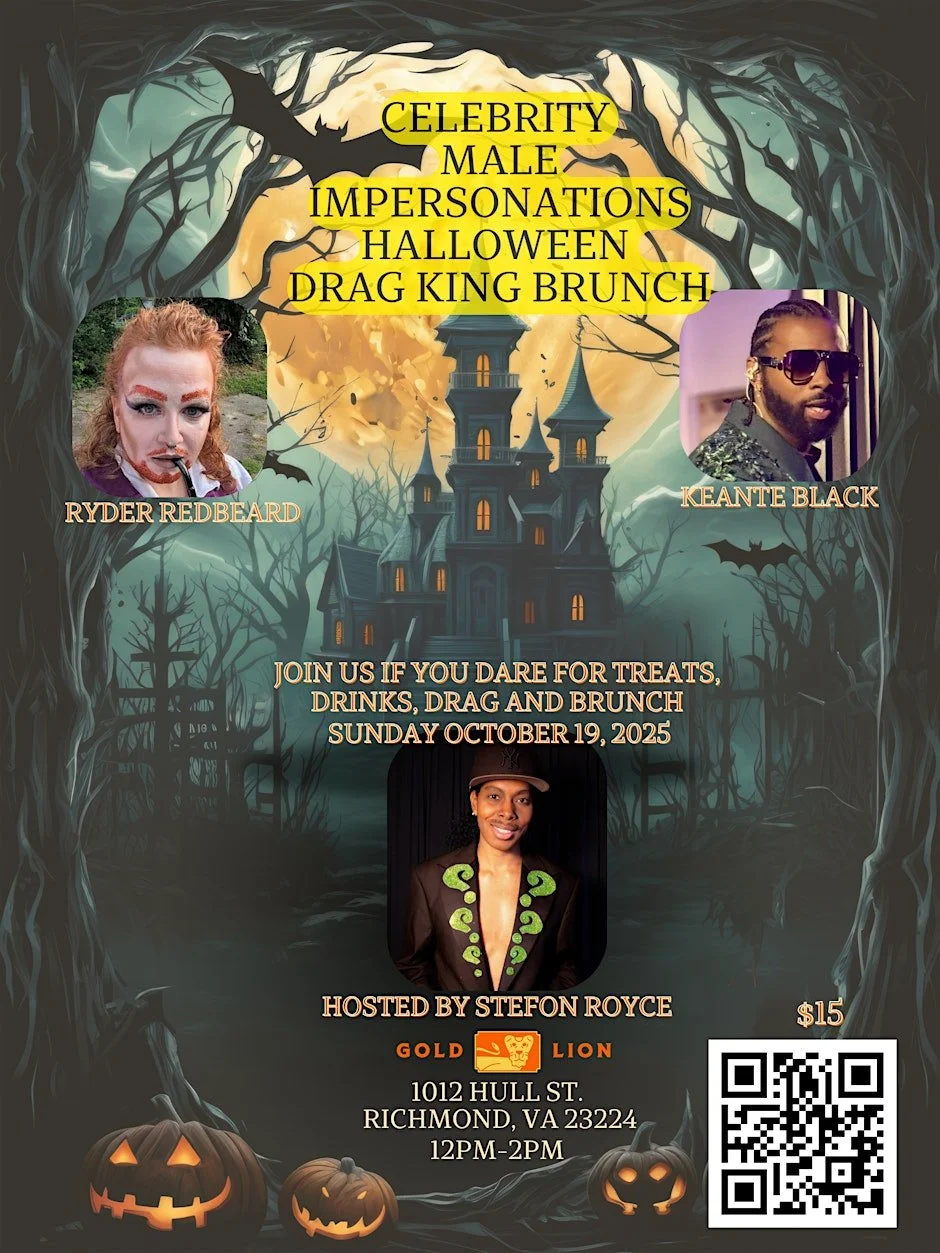 Celebrity Male Impersonations Halloween Drag King Brunch — OutRVA