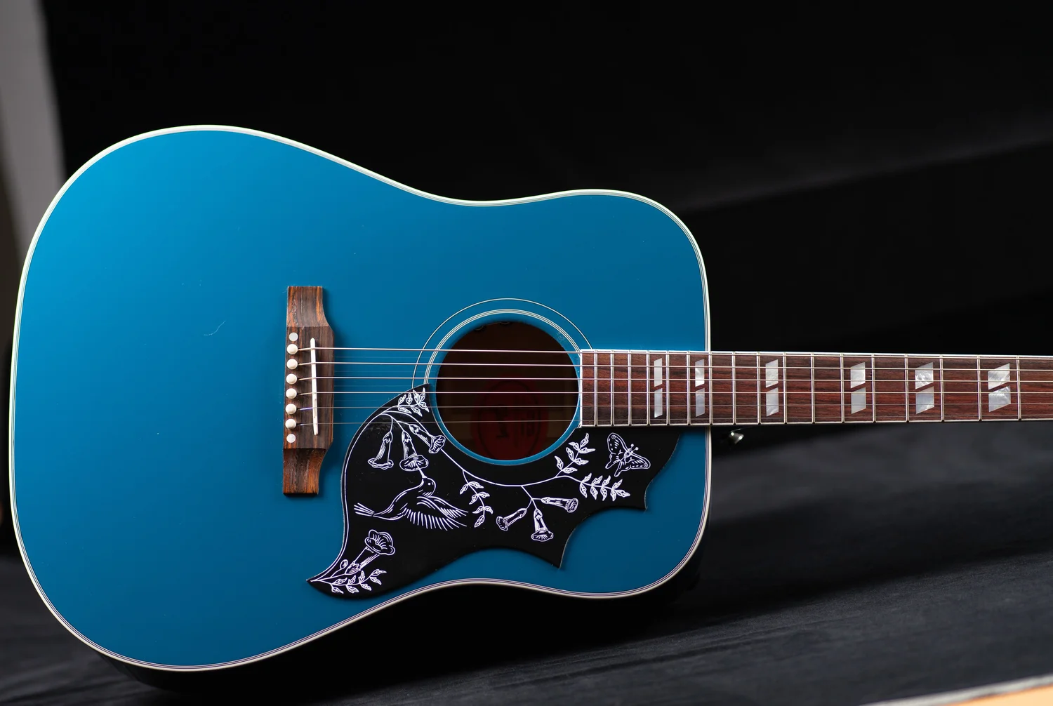 Blue Gibson Acoustic Guitars