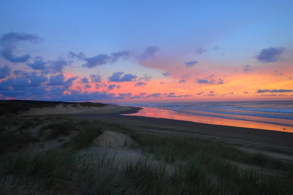 The most gorgeous sunset I’ve ever seen: 90 Mile Beach, New Zealand ...
