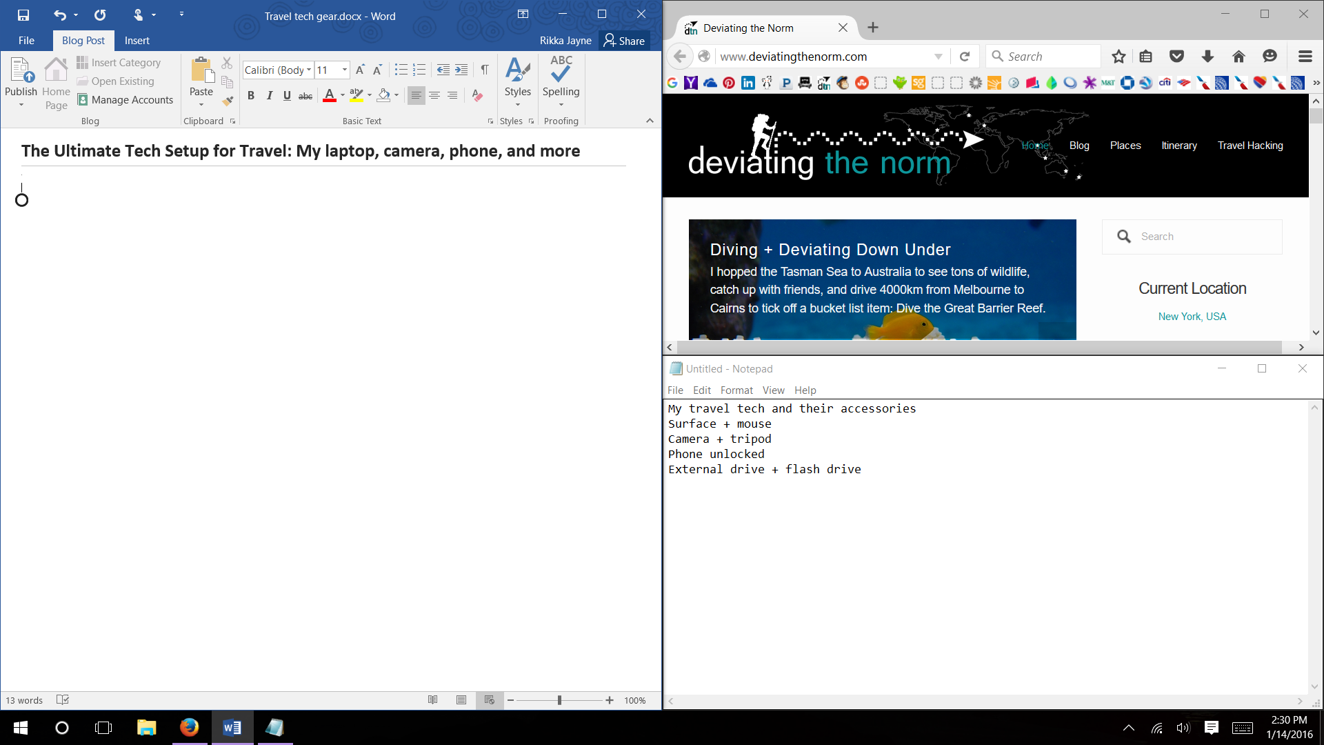 The Ultimate Tech Setup for Travel: My Laptop, Camera, Phone, and More ...
