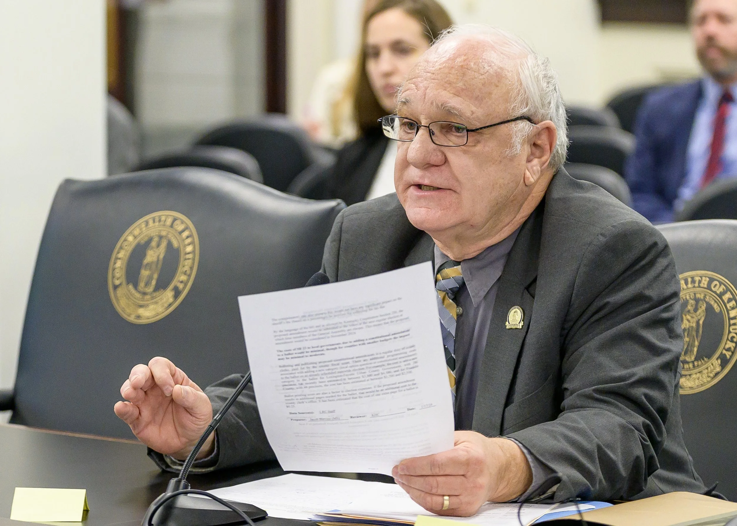 NEMES MARSHALS SB 23 THROUGH THE SENATE — Kentucky Senate GOP