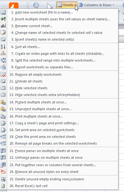 Review of ASAP Utilities for Excel — ICT & Computing in Education
