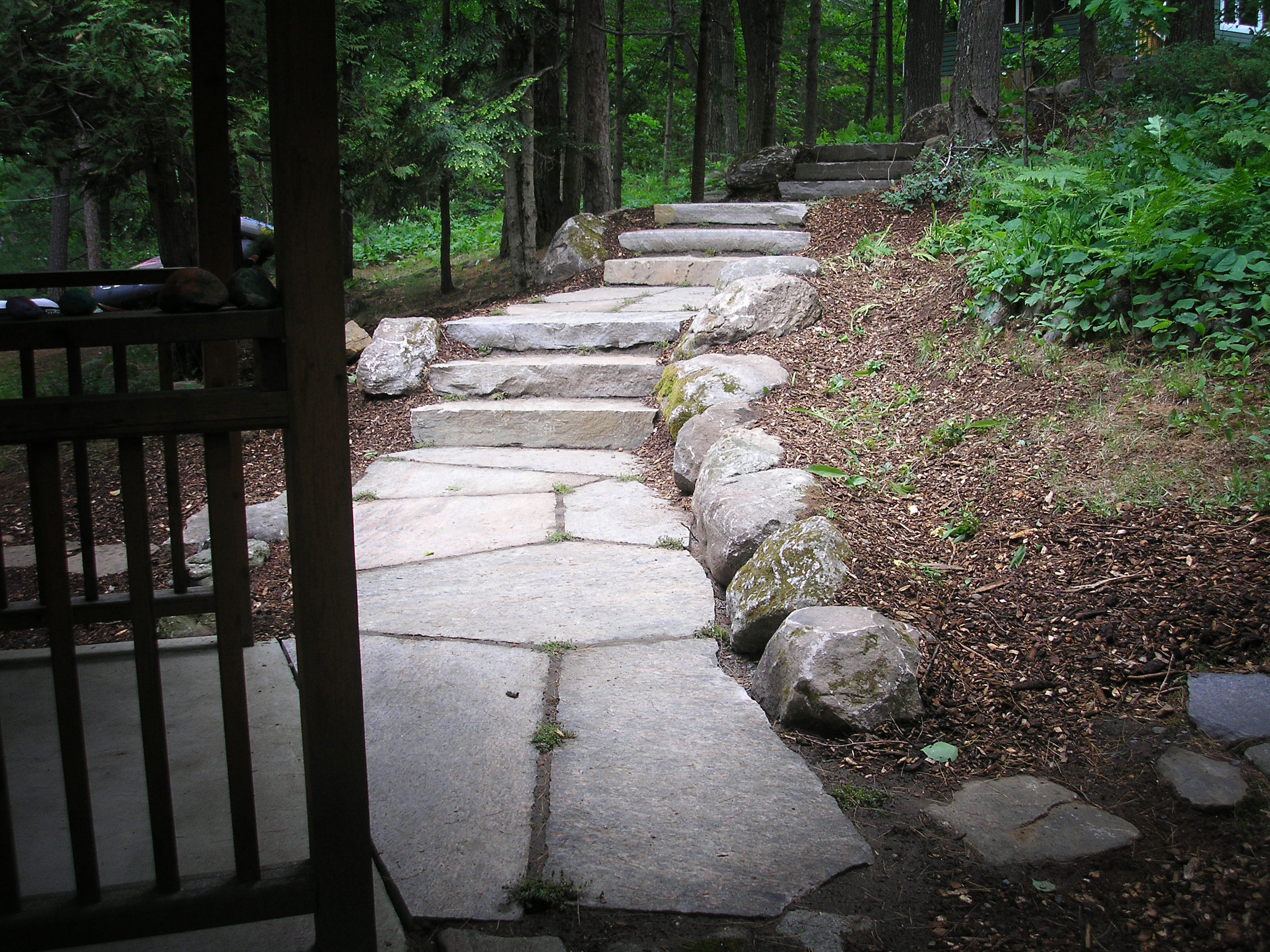 Granite Staircases — Bedrock Landscapes