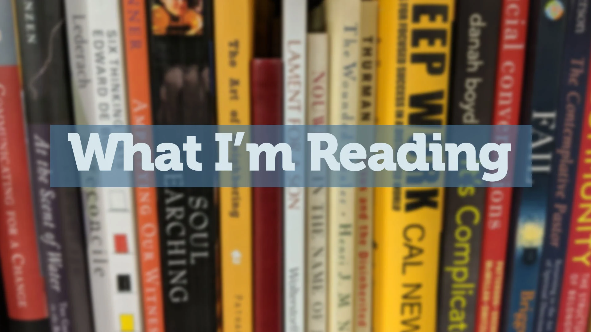 January Reading List — Rob Covington