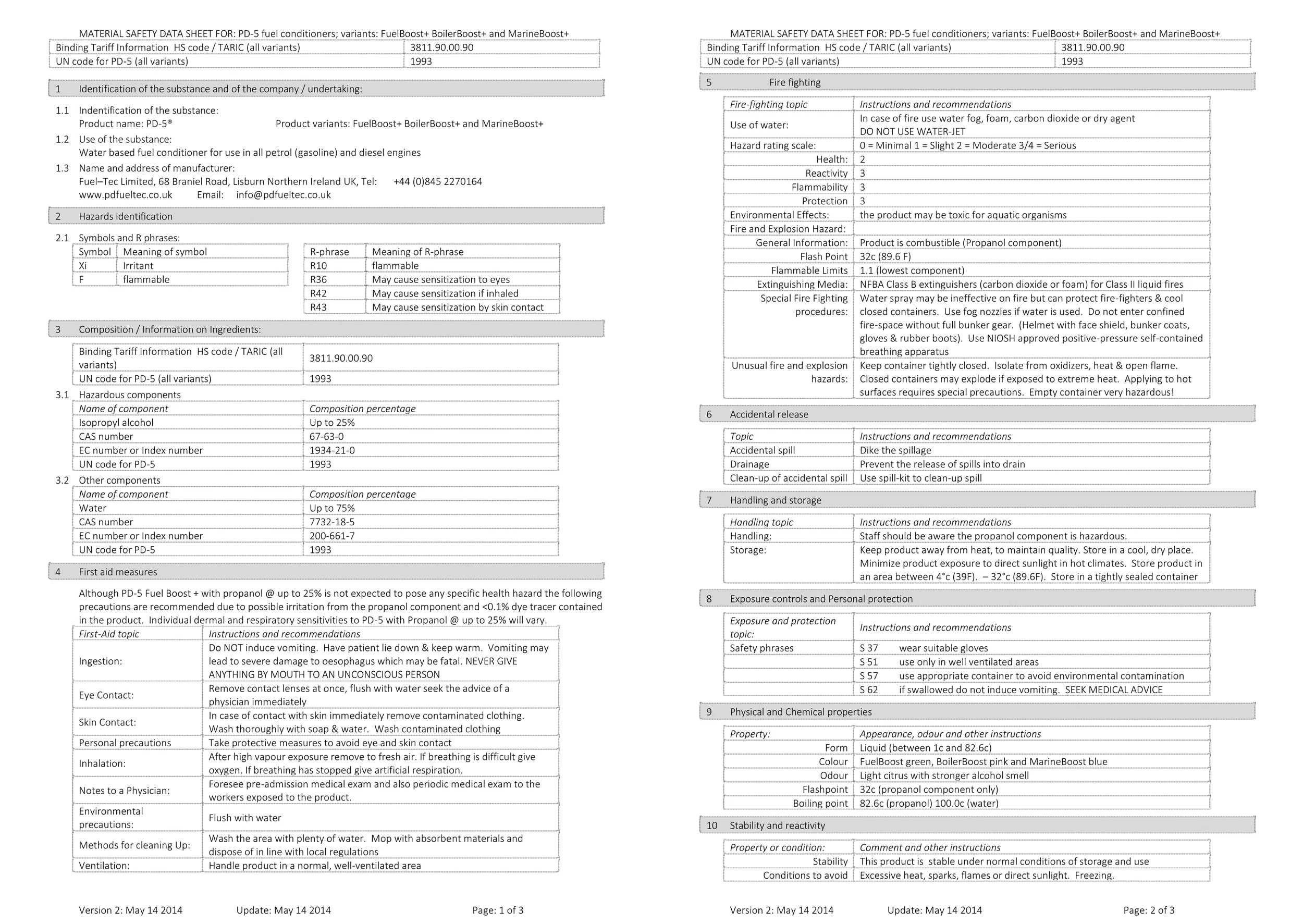 Safety Data Sheets Fuel Tec Limited safety-data-sheets-fuel-tec-limited