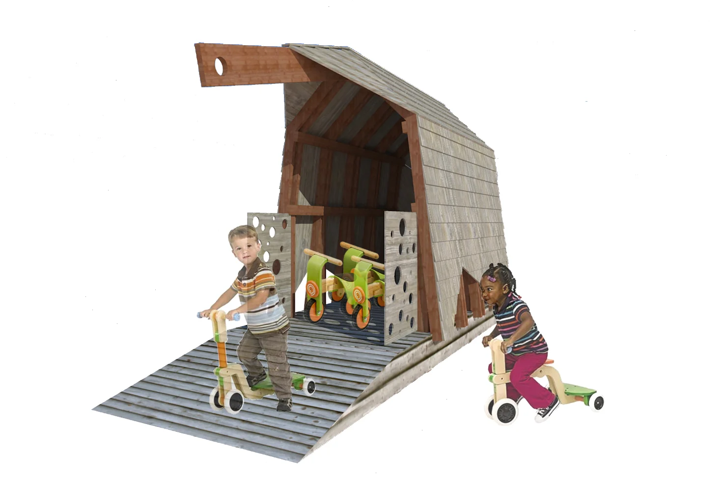 BRIGHTWATER Play Structure — design.silvercocoon