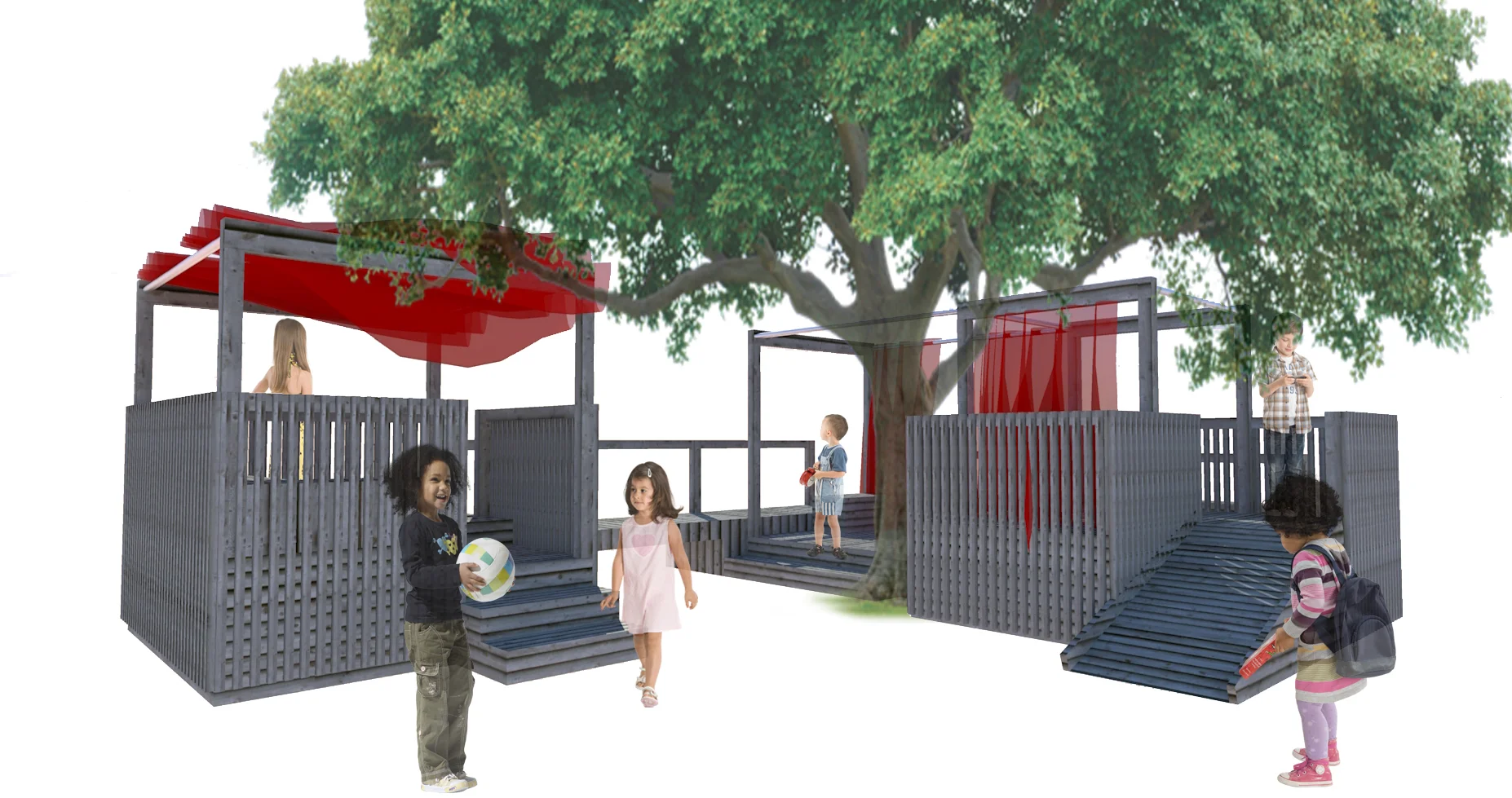 BRIGHTWATER Play Structure — design.silvercocoon