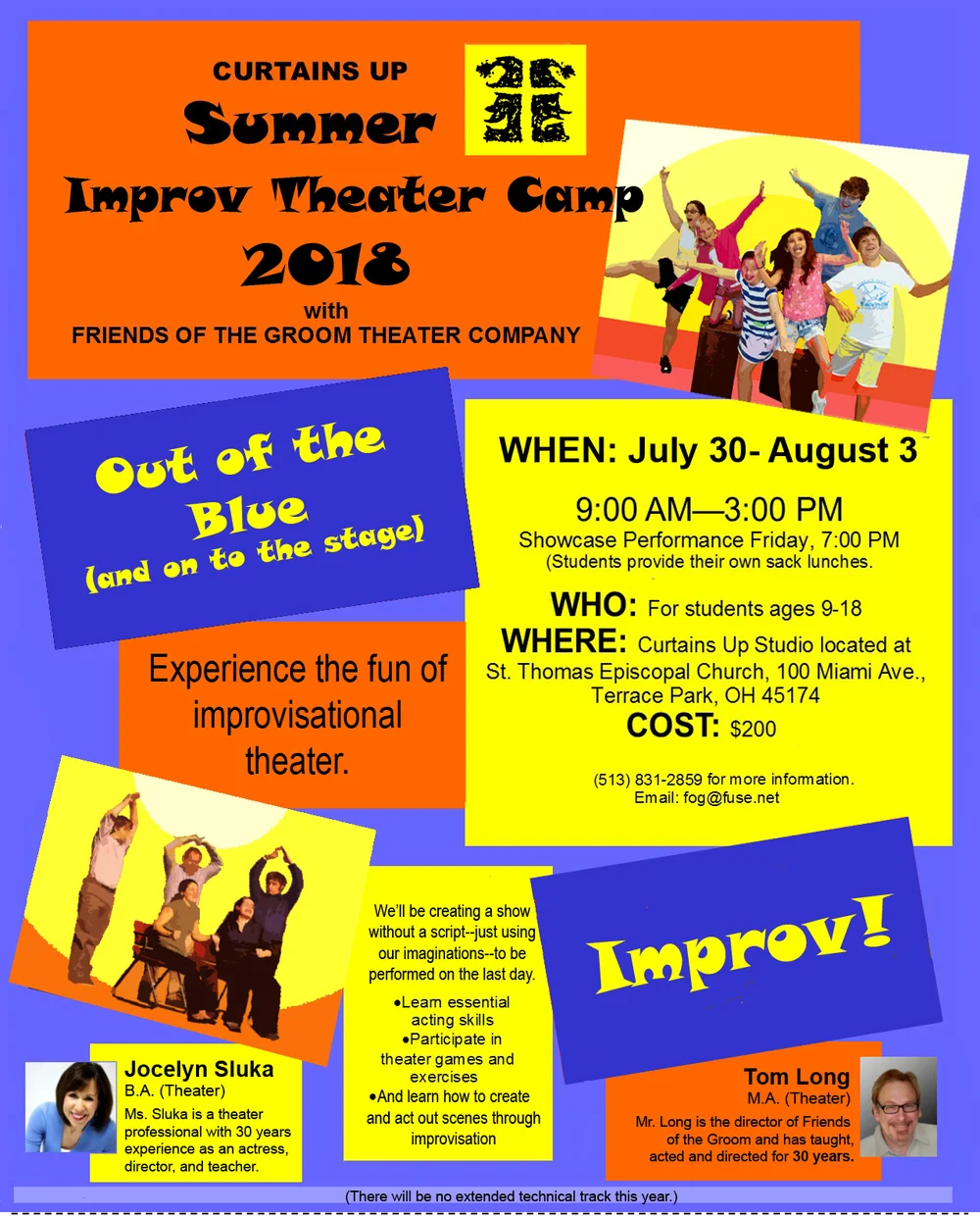 Curtains Up Summer Theater Camp — Friends of the Groom