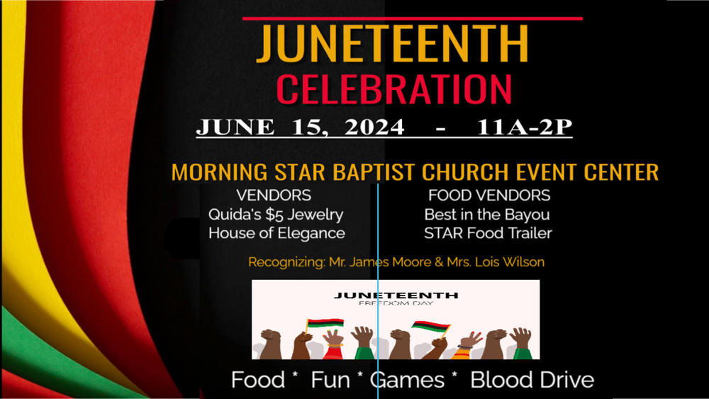 Morning Star Special Events — Morning Star Baptist Church of Shreveport ...