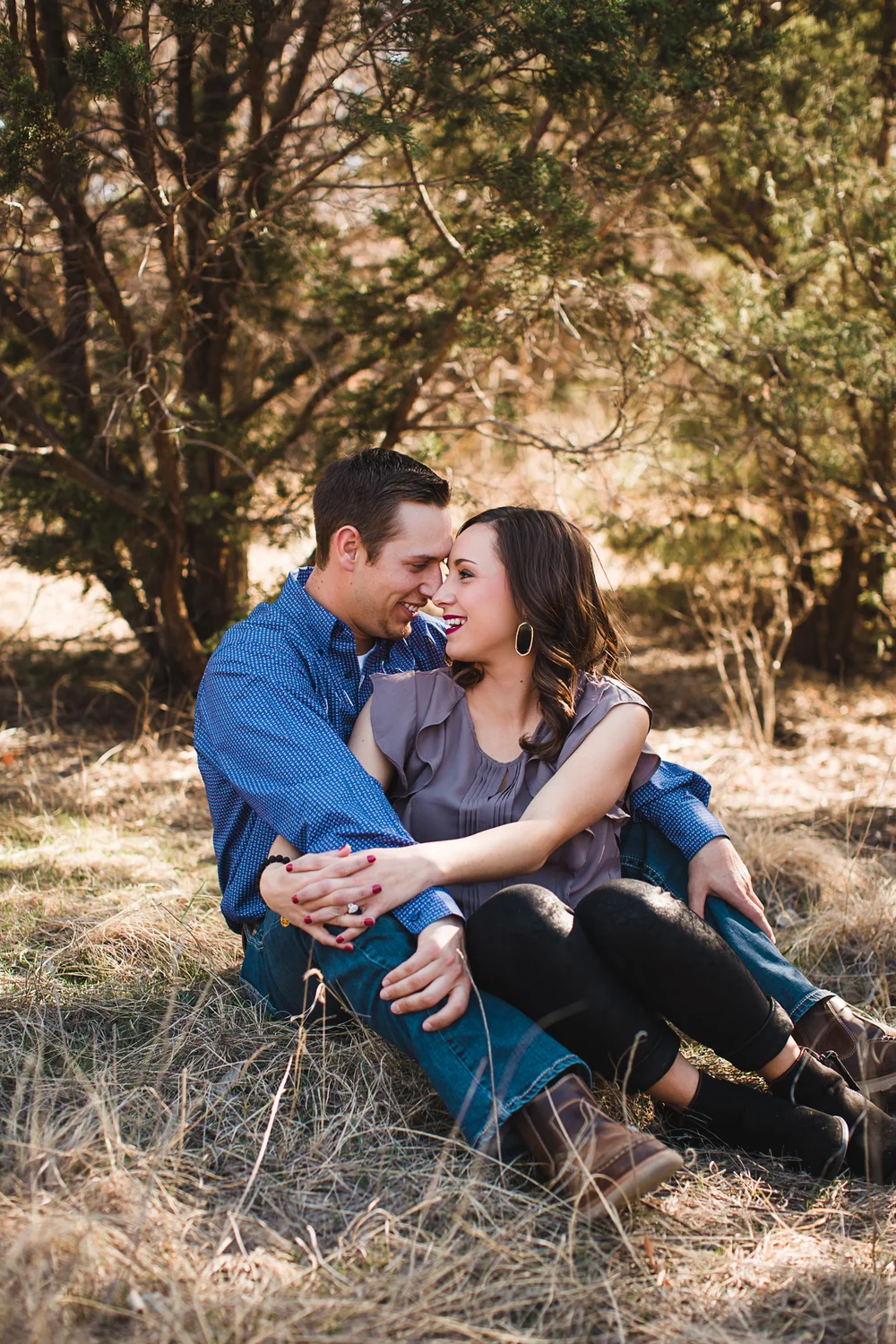 Celia + Blake | Springtime Engagement Photos in the Texas Panhandle ...