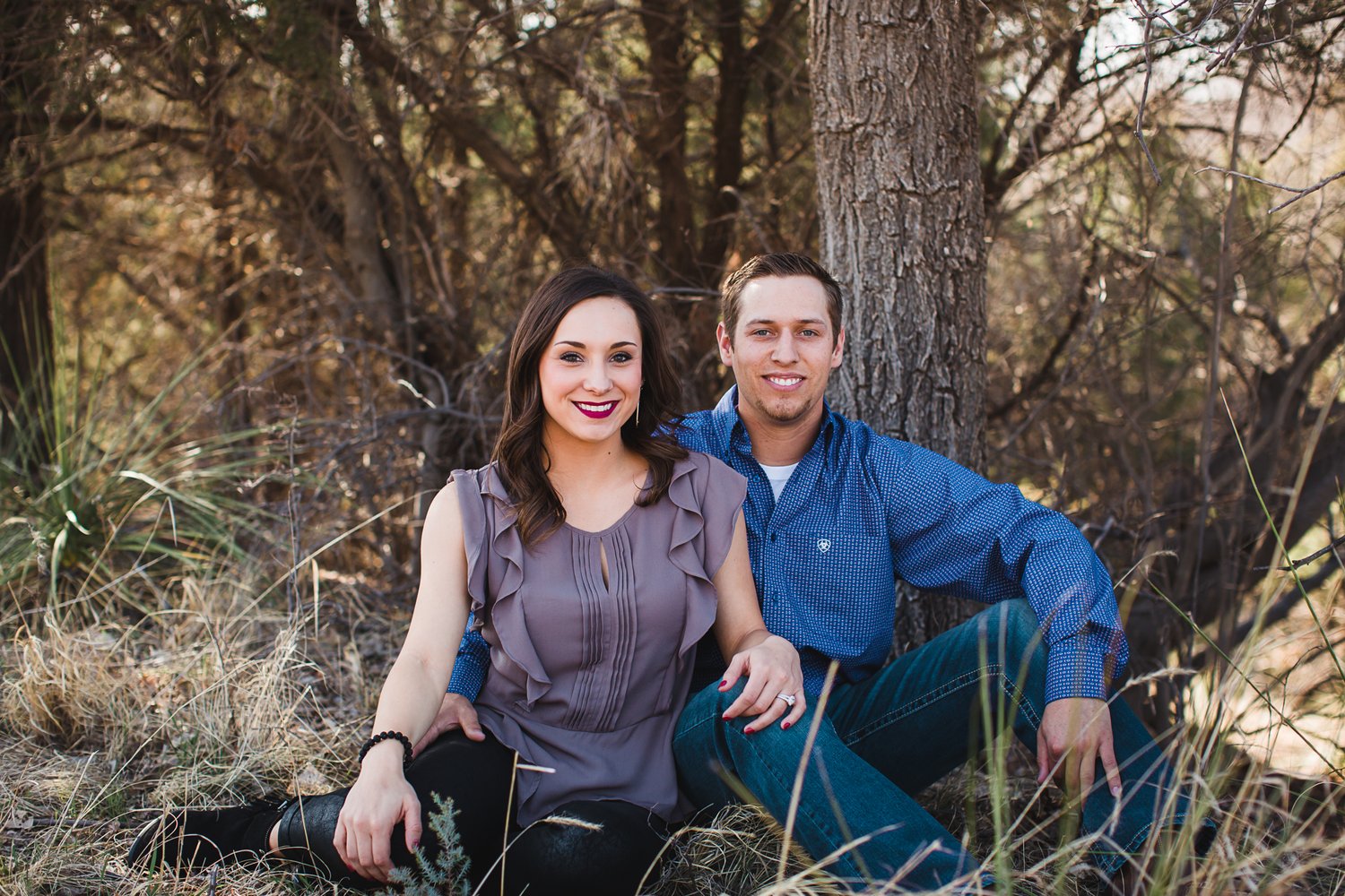Celia + Blake | Springtime Engagement Photos in the Texas Panhandle ...