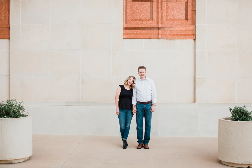 Ben + Kara | Downtown Amarillo Engagement Photos with Urban Vibes ...