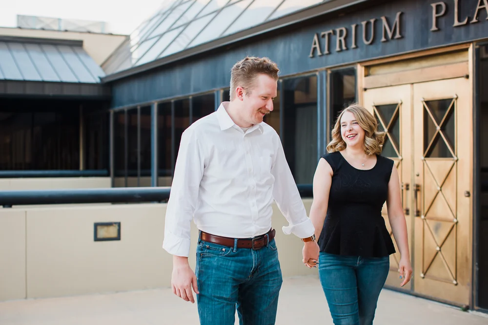 Ben + Kara | Downtown Amarillo Engagement Photos with Urban Vibes ...