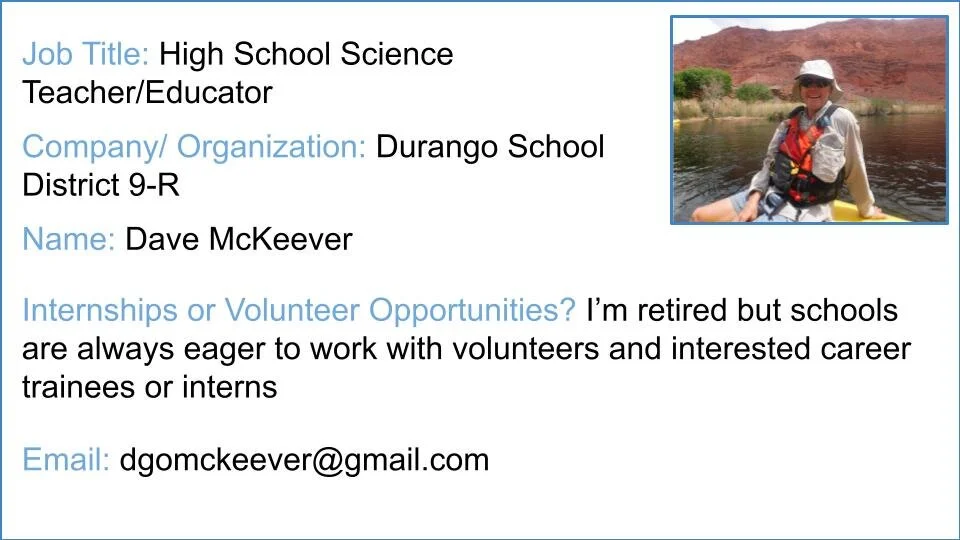 Careers Collage — Mountain Studies Institute