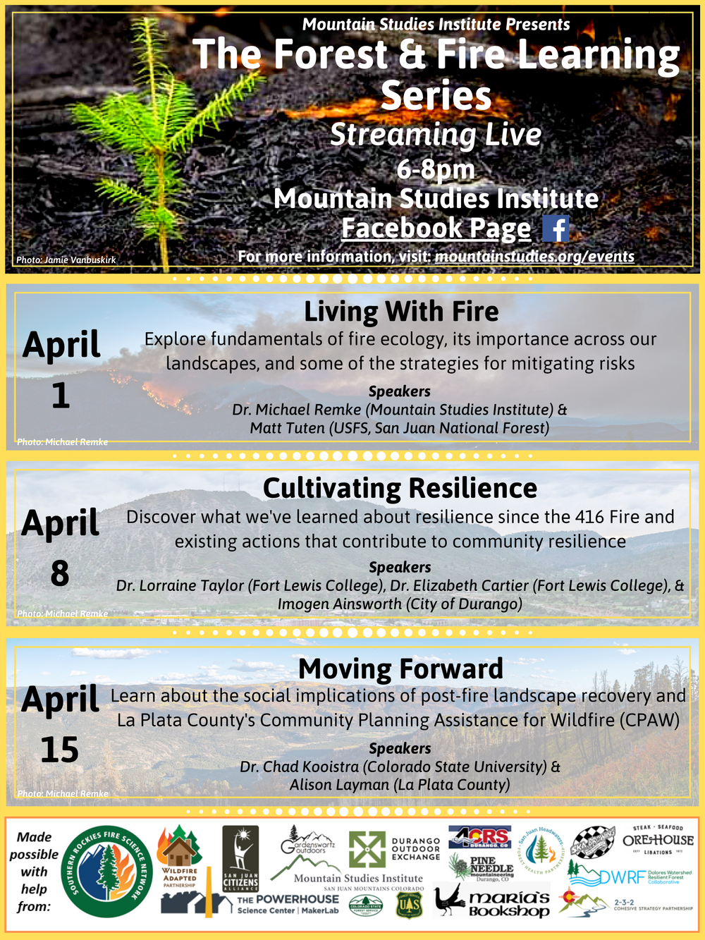 Forest & Fire Learning Series — Mountain Studies Institute