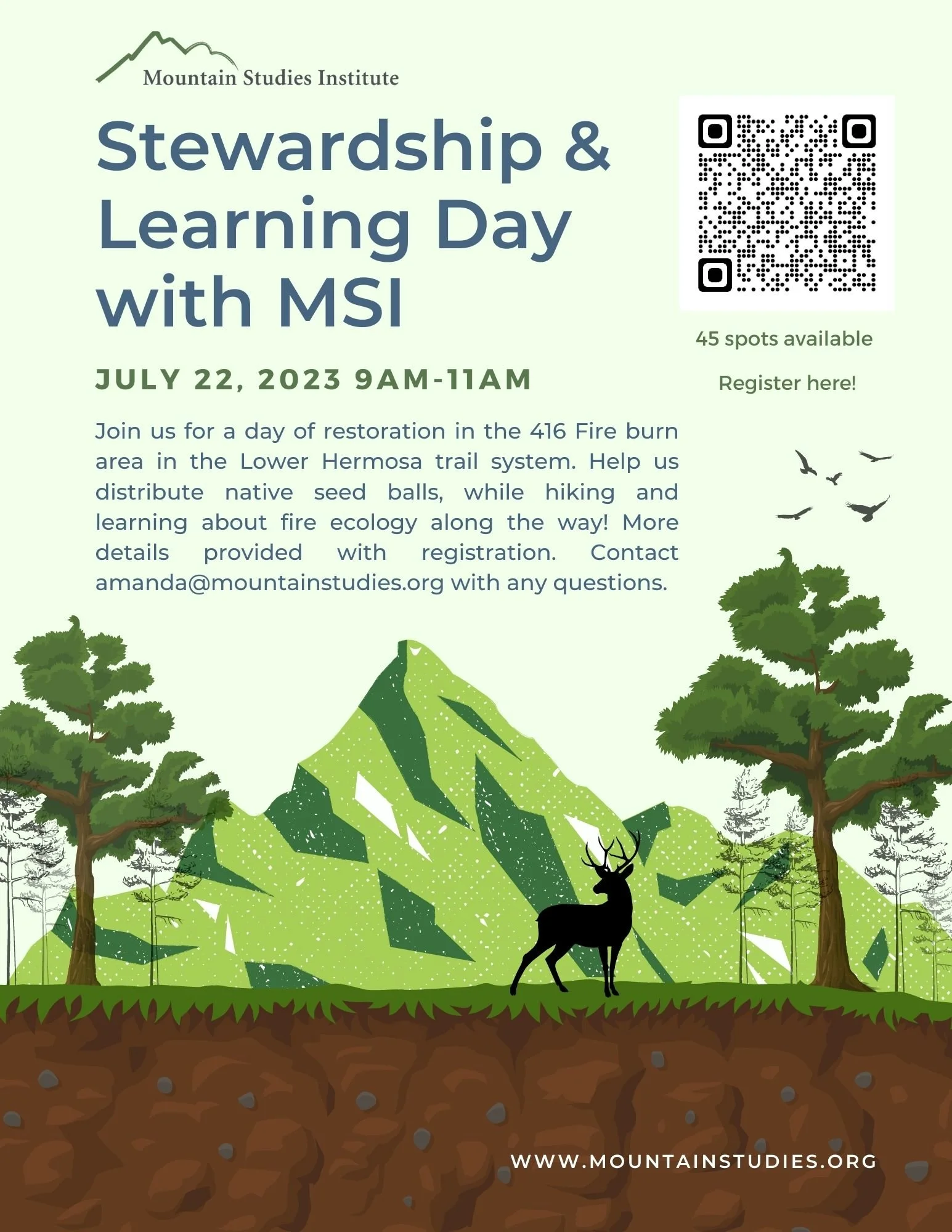 Stewardship & Learning Day! — Mountain Studies Institute