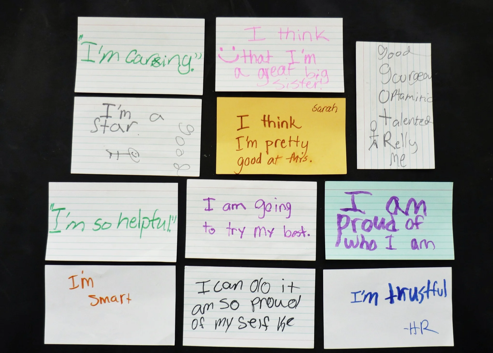 Positive Self-Talk - Pointers from 3rd and 4th Graders — Corrie L. Anderson