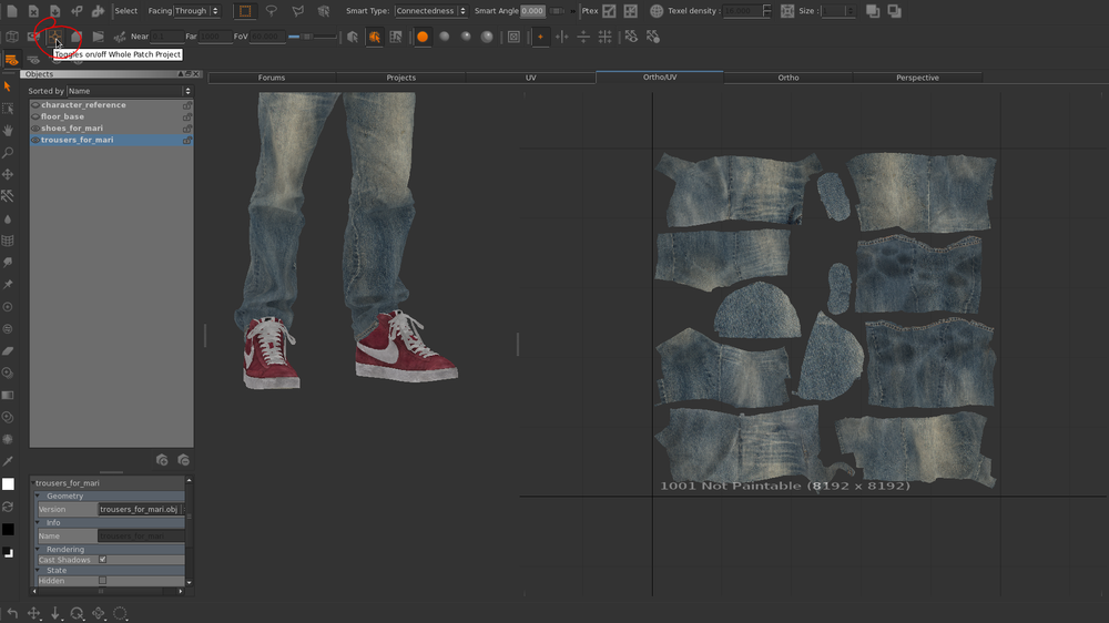 Texture bleeding in Mari — xuan prada
