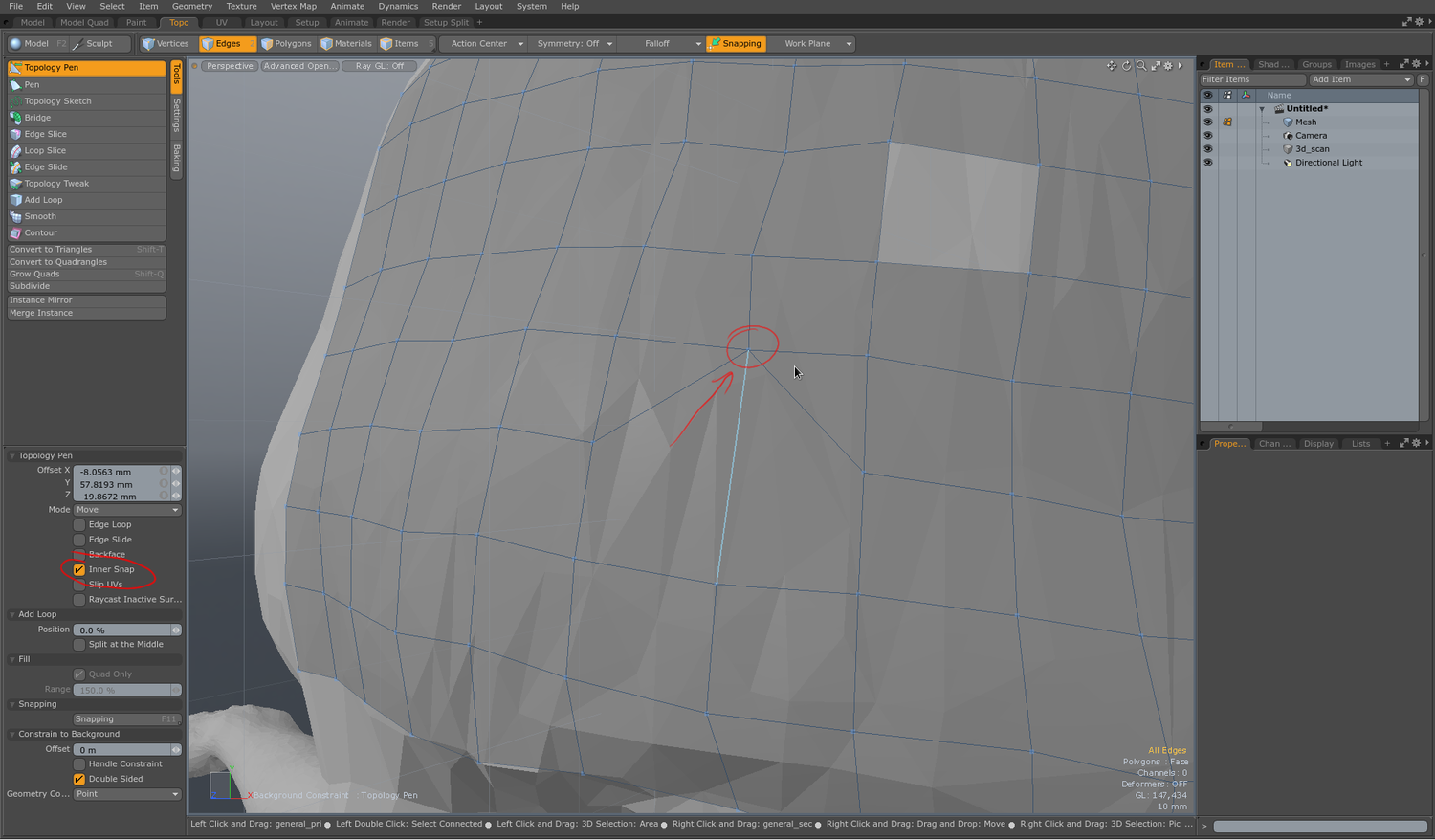 Retopology tools in Modo — xuan prada