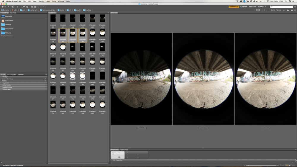 Environment reconstruction + HDR projections — xuan prada