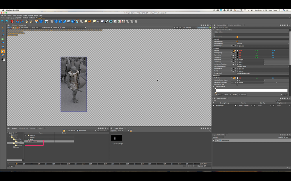 Clarisse shading layers: Crowd in 5 minutes — xuan prada