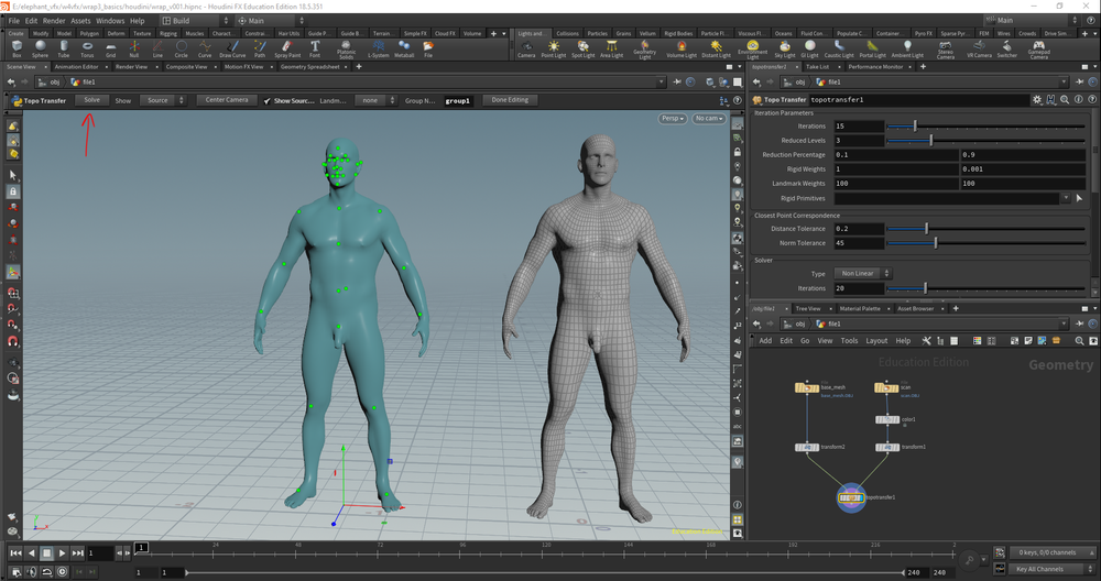 Houdini topo transfer - aka wrap3 — xuan prada