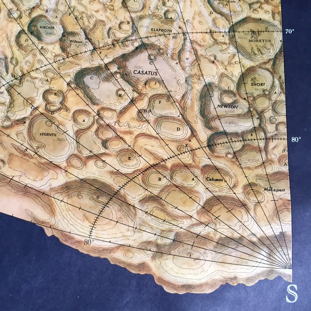 Huge Topographic Lunar Maps; 1964 — Omniterrum
