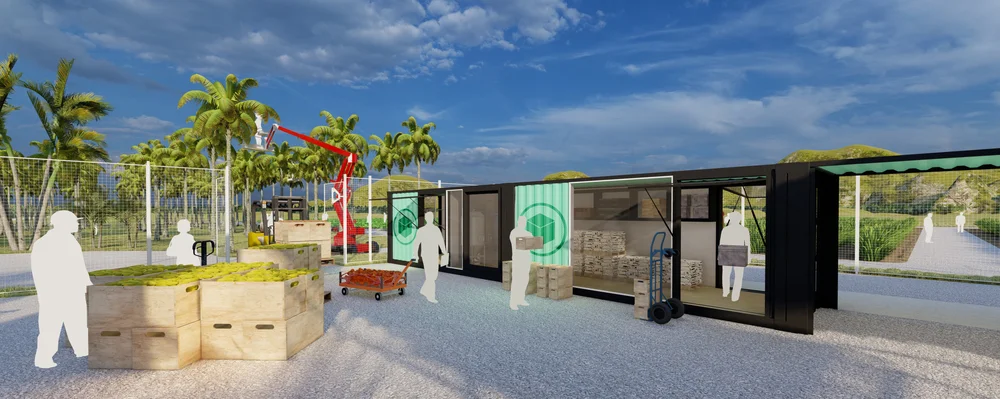 Hawaii Base Yard Prototype — University of Arkansas Community Design Center