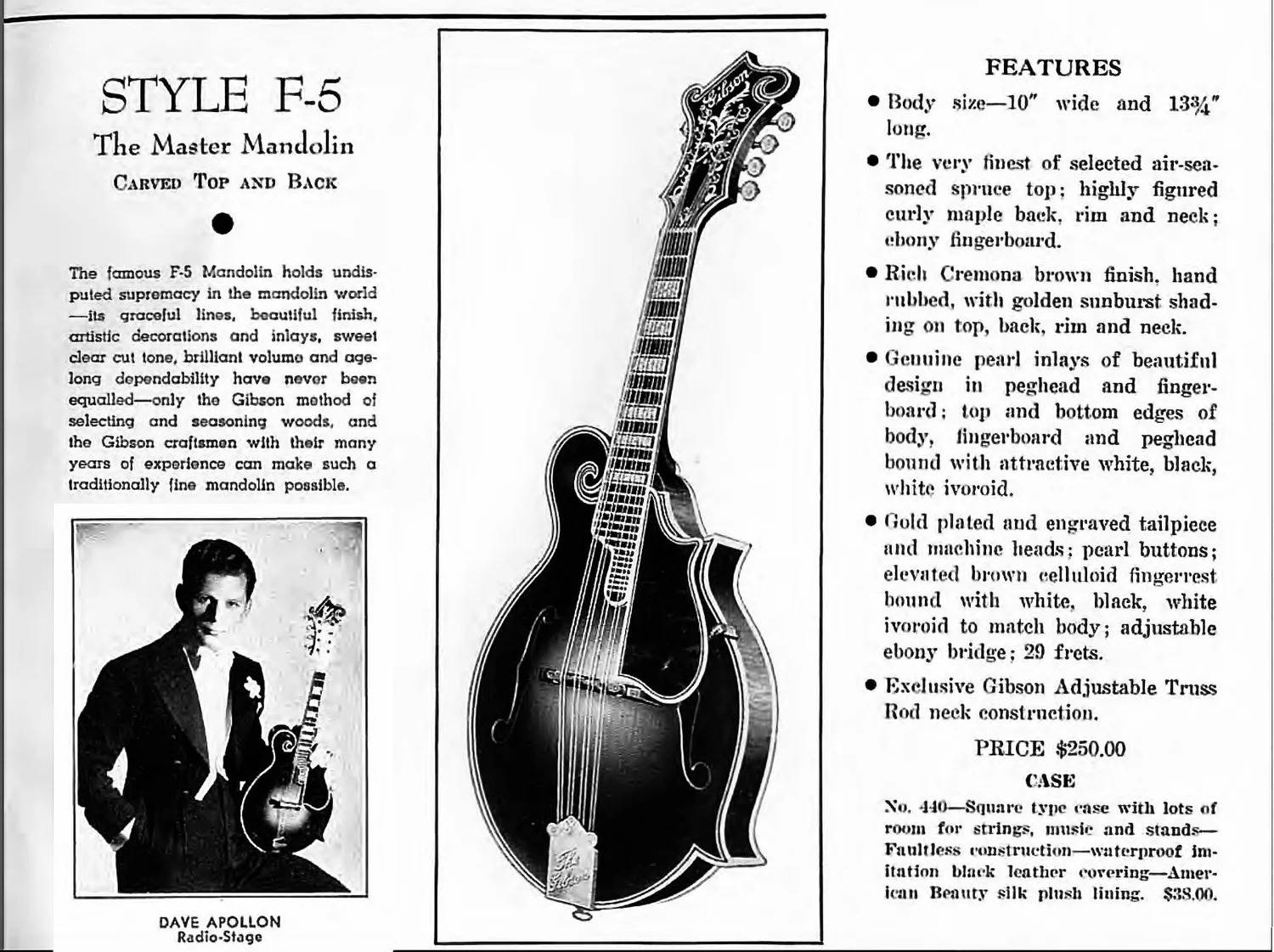 Gibson F5 95334 — Mandolin Central