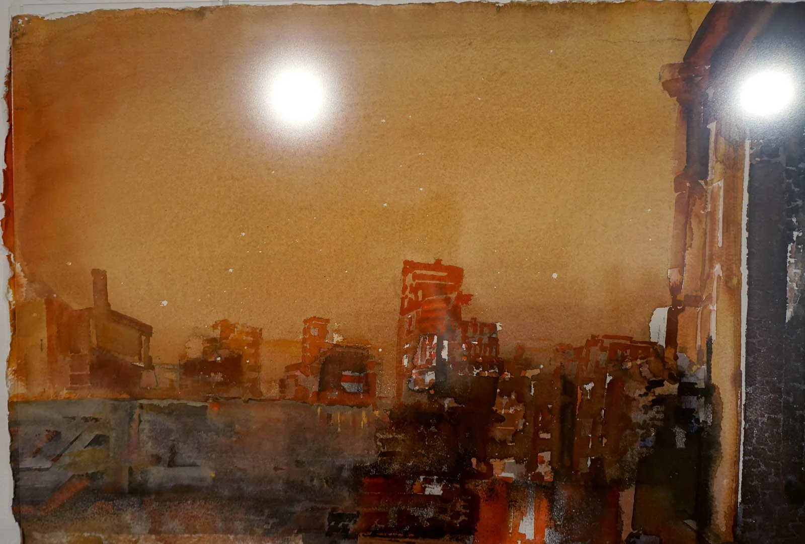 Lars Lerin at the Nordic Watercolor Museum. — Timothy Atkins