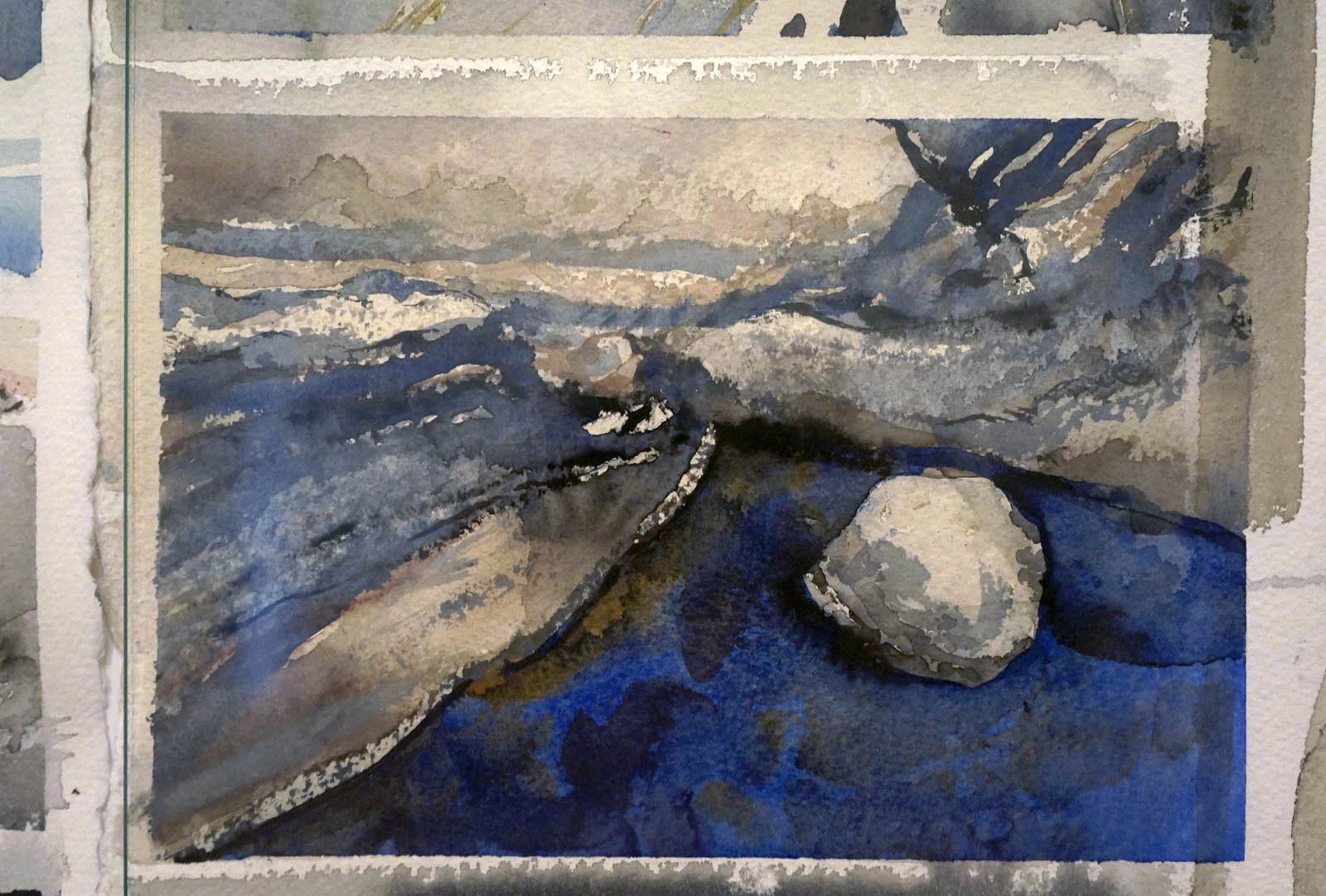 Lars Lerin at the Nordic Watercolor Museum. — Timothy Atkins