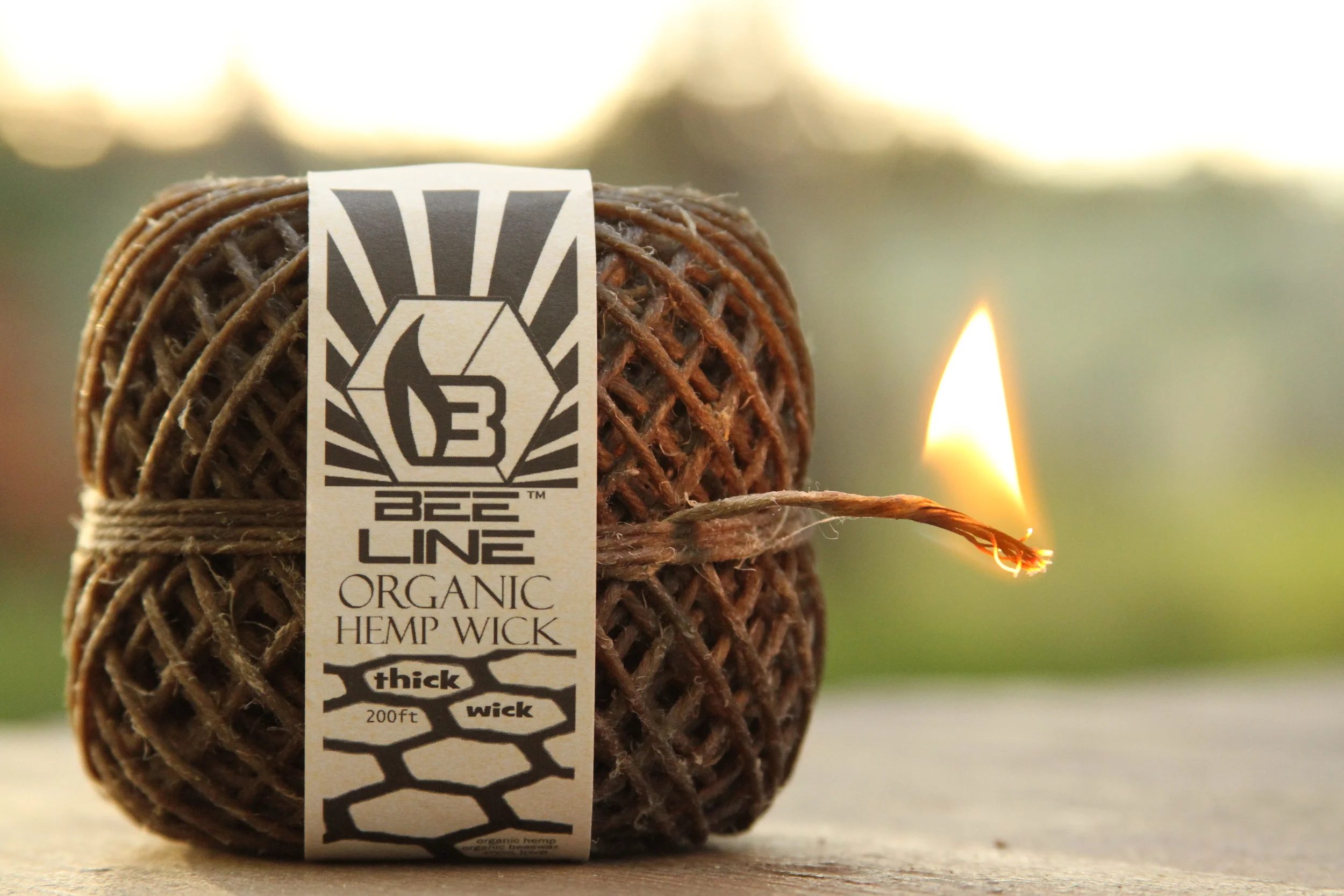 THICK - Hemp Wick Ball — Bee Line Hemp Wick® | The World's First ...