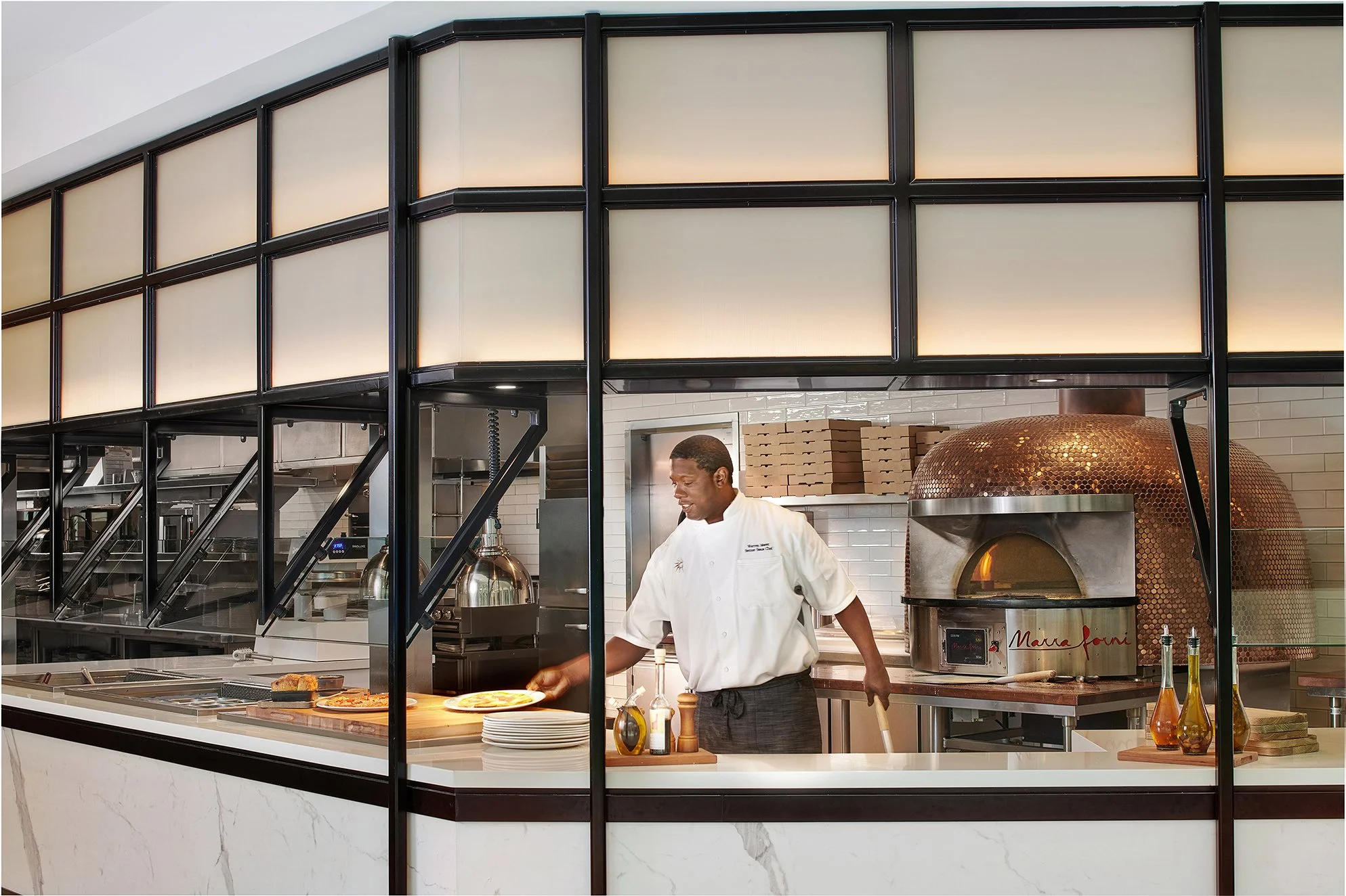 Restaurant Open Kitchen Layout