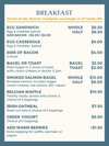 Menu — Trinity House Café & Market