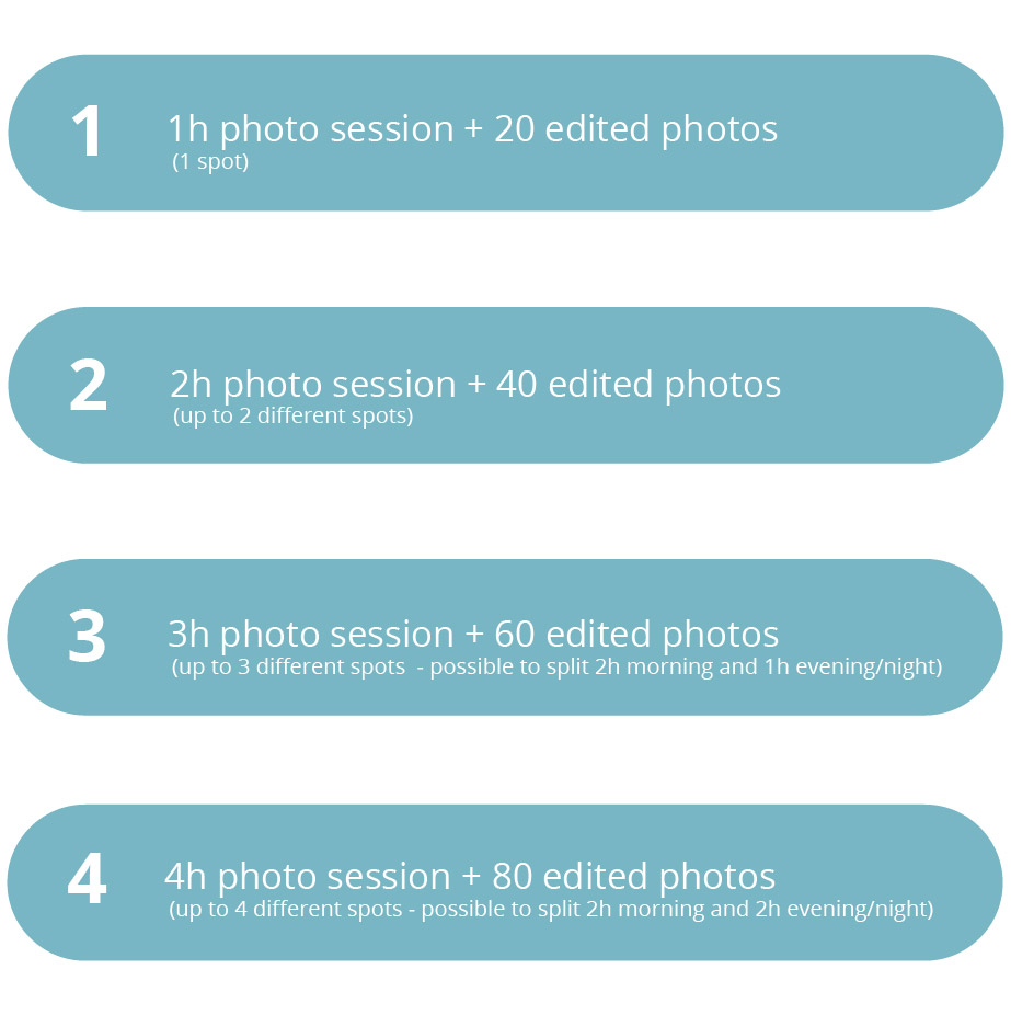 Photoshoot Packages | Paris for Two