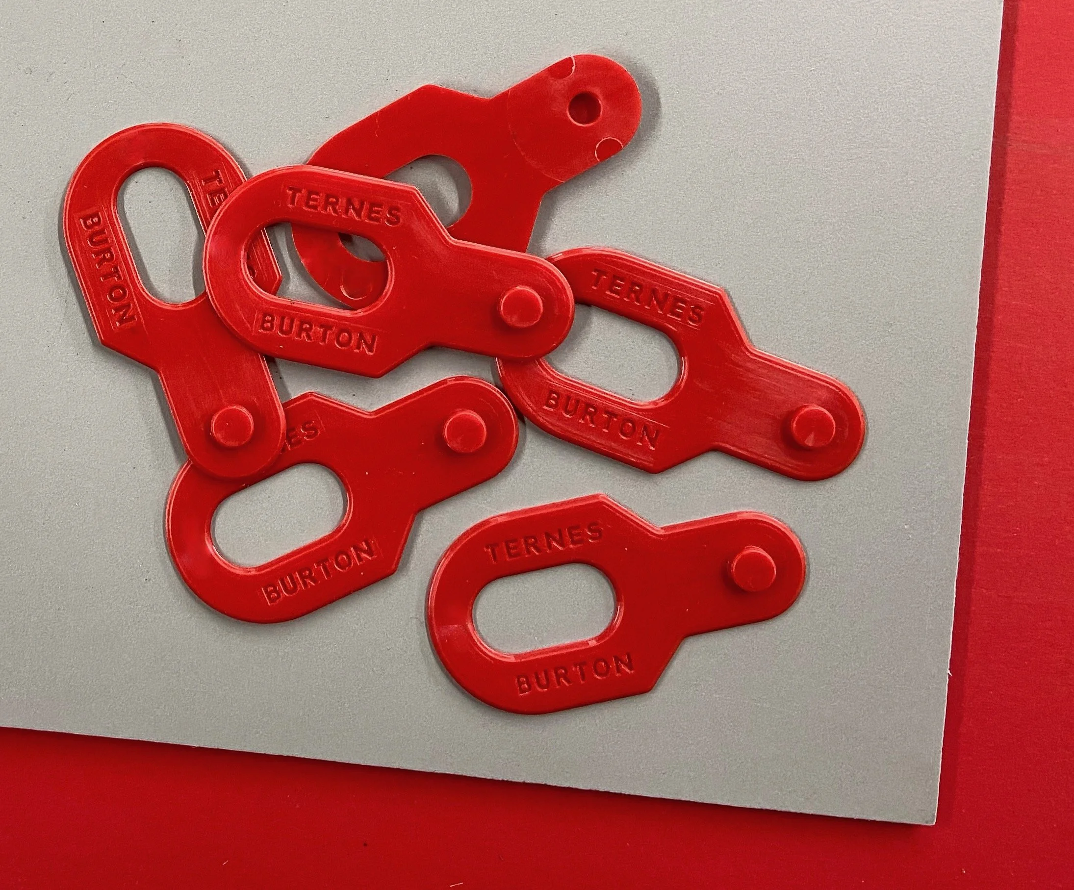 Register Pins 2/25 — Ternes Burton Co. - Register Pins, Stripping Tabs