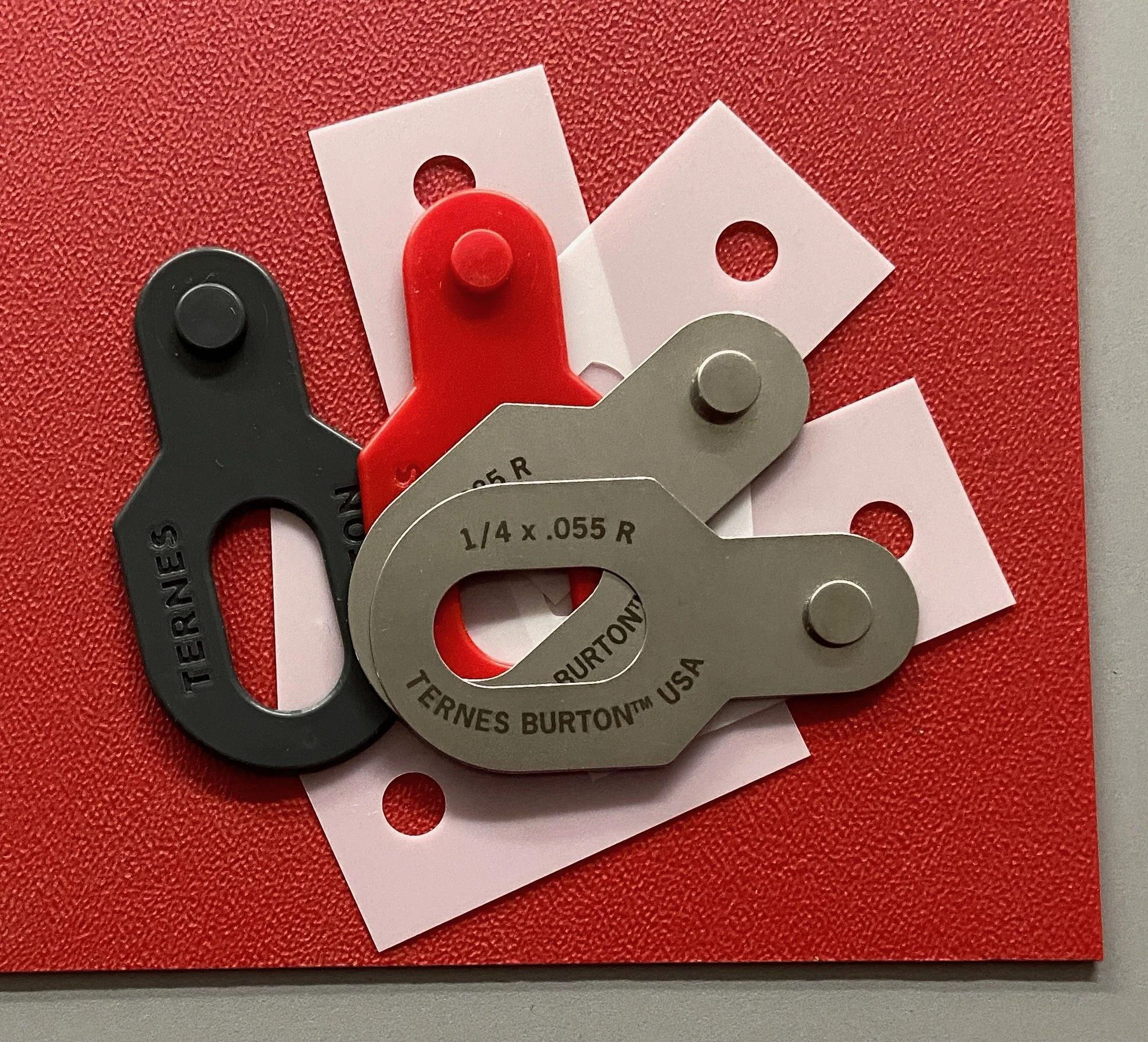 Packages — Ternes Burton Co. - Register Pins, Stripping Tabs