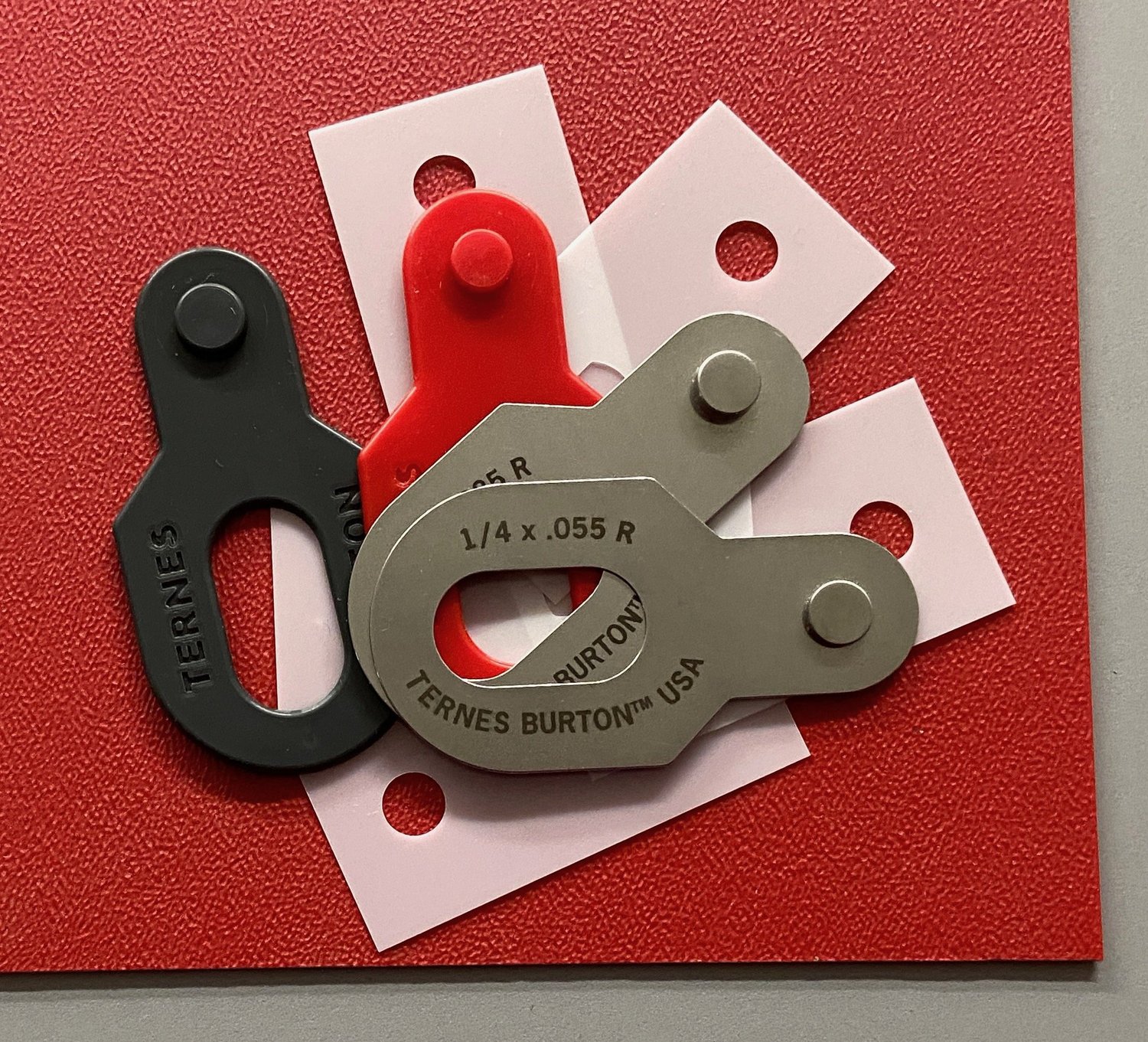 Packages — Ternes Burton Co. - Register Pins, Stripping Tabs