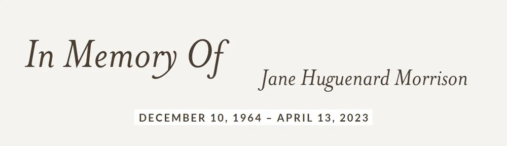 Jane Morrison Memorial Fund — Lawrence Central Performing Arts Association