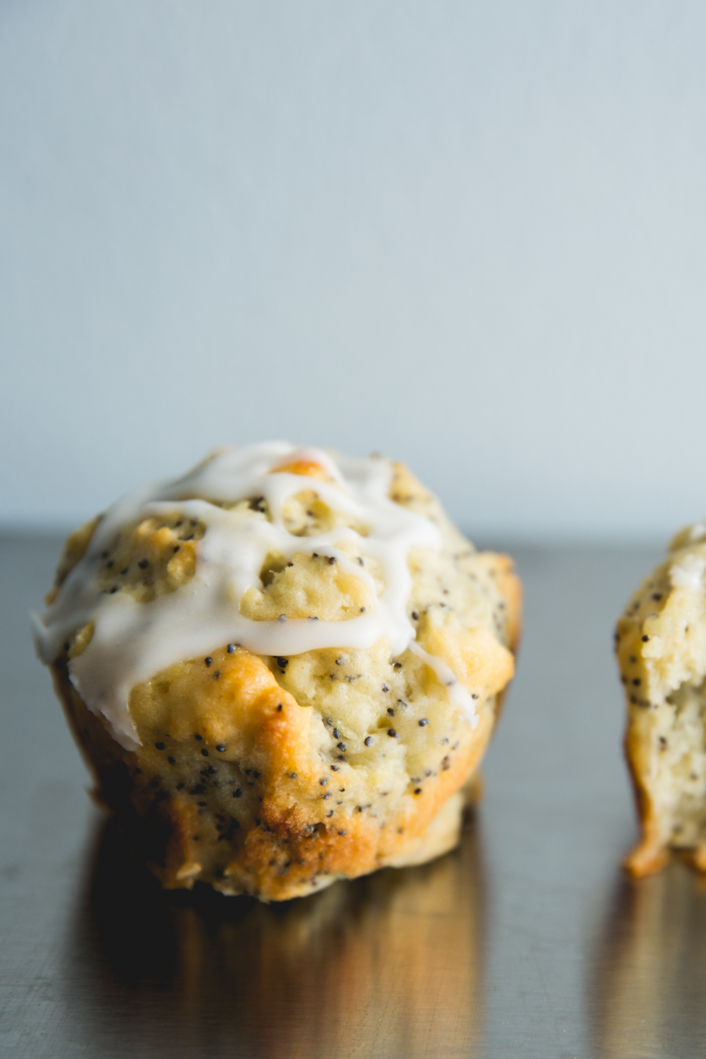 lemon poppy seed muffins — double thyme